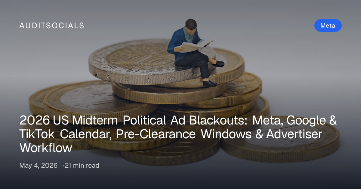 2026 Midterm Political Ad Blackouts: Platform Calendar Guide
